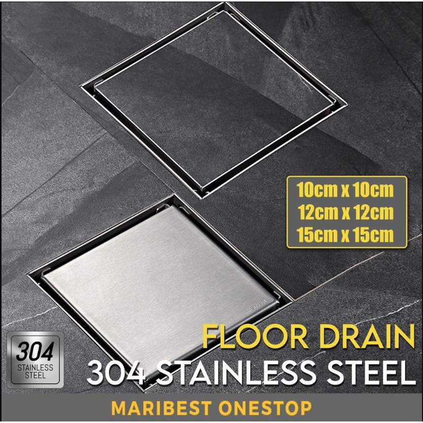 Local shipping saluran lantai Stainless steel bathroom deodorant ...
