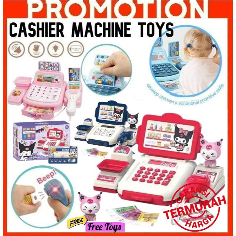 ~Ship From KL~ Cashier Machine Toys Pretend Play Set Supermarket kids ...