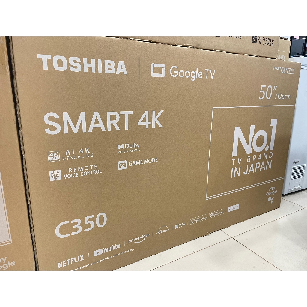SALE (50C350NP RM1499) TOSHIBA 50" 55" 65" 75" 4K UHD Smart Google TV ...