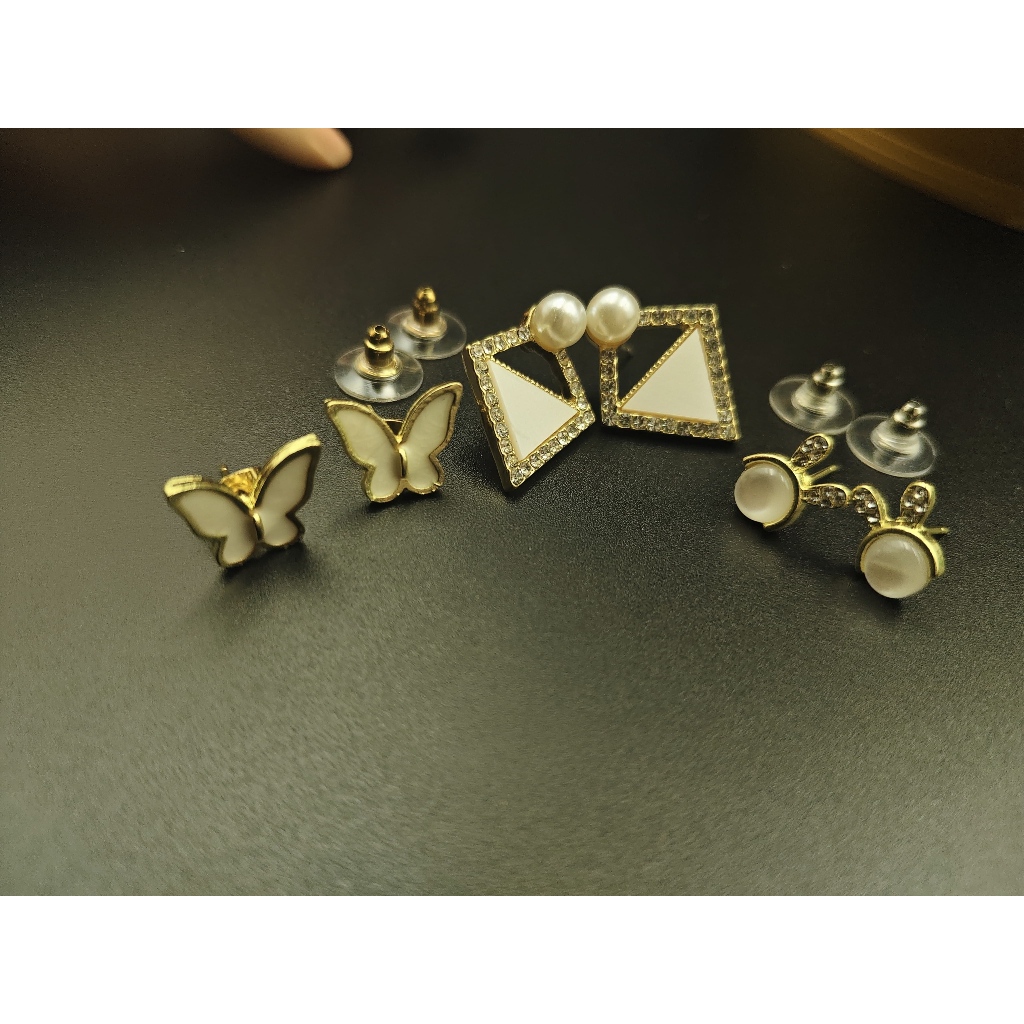 🇲🇾 𝐑𝐞𝐚𝐝𝐲 𝐒𝐭𝐨𝐜𝐤 Ear Clip Minimalist Stylist Women hija Earrings Pearl ...