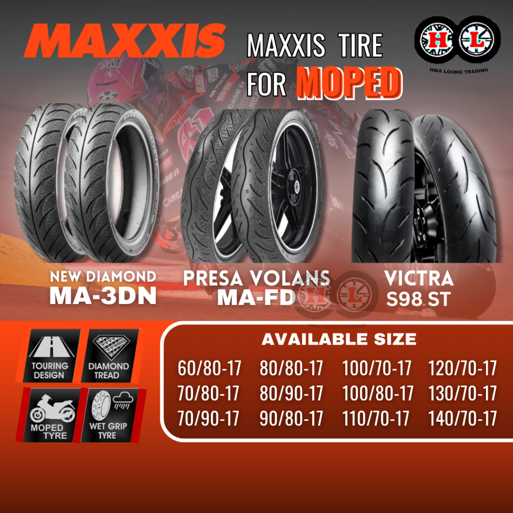 MAXXIS DIAMOND / VOLANS / VICTRA TUBELESS TIRE 17 INCHES - New Maxxis ...