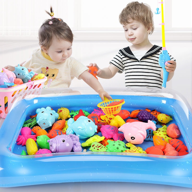 Magnetic Fishing Pool Toys: Summer Play Water Toys for Kids in an ...