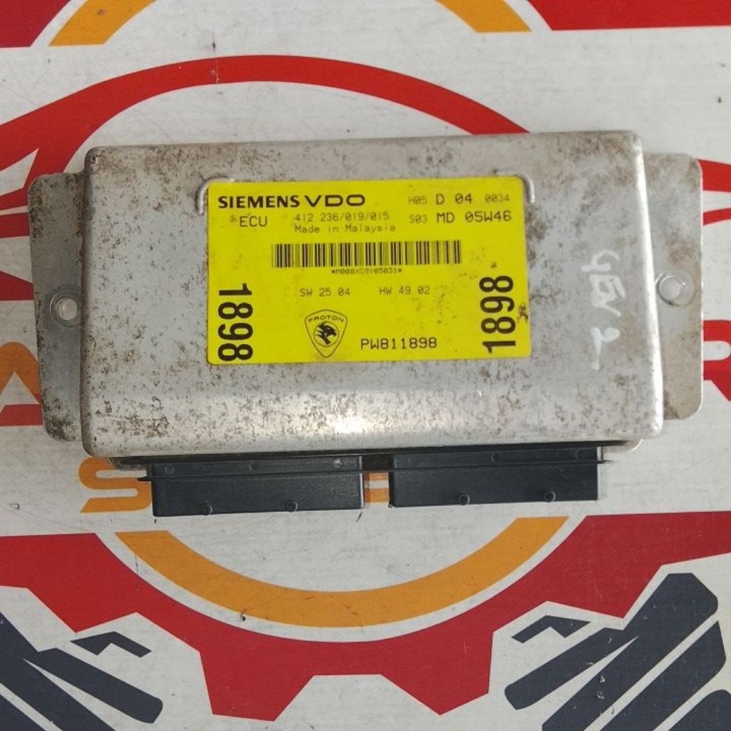 Proton Gen 2 engine control unit ECU used 1898 (PW811898) | Shopee Malaysia