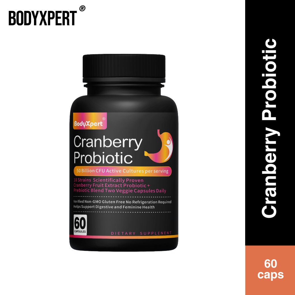 Probiotik Cranberry Organik |Probiotik & Prebiotik mengandungi enzim ...