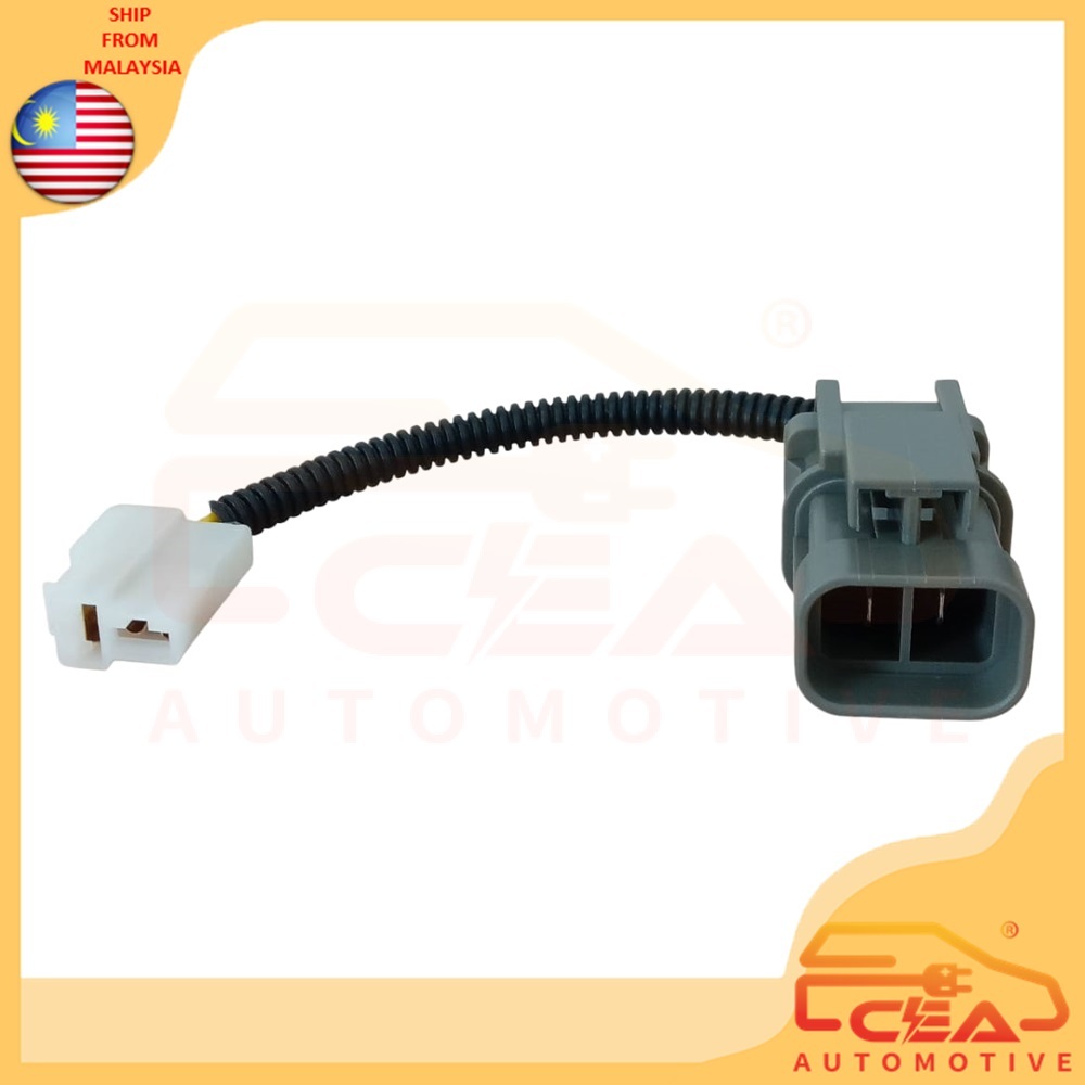 1PCS 2PIN PROTON SAGA TO WIRA ALTERNATOR SOCKET CONNECTOR WITH HARNESS ...