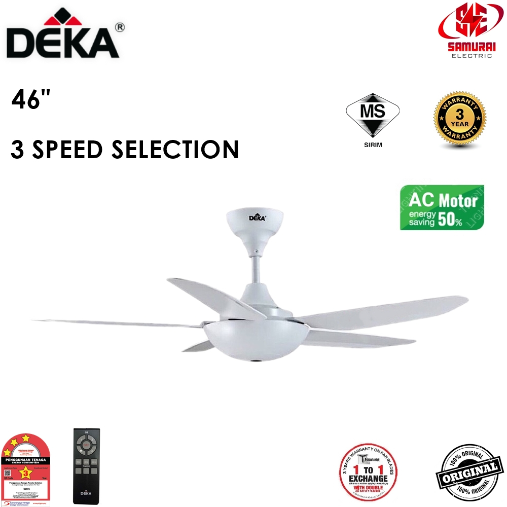 Deka Ac Motor Baby Fan 46" With 3 Speed Selection BABY J | Shopee Malaysia
