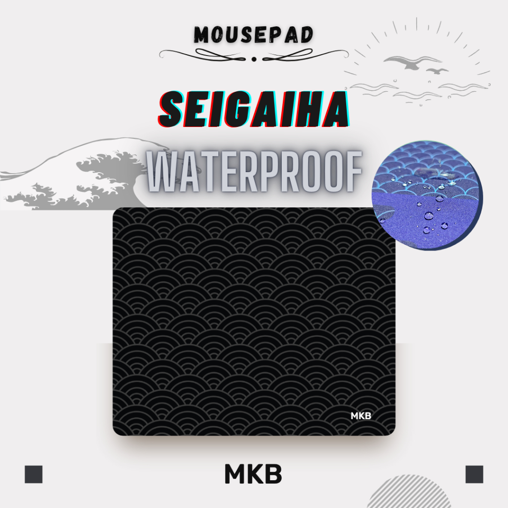 MKB Waterproof Mousepad (260mm x 210mm x 4mm) | Shopee Malaysia
