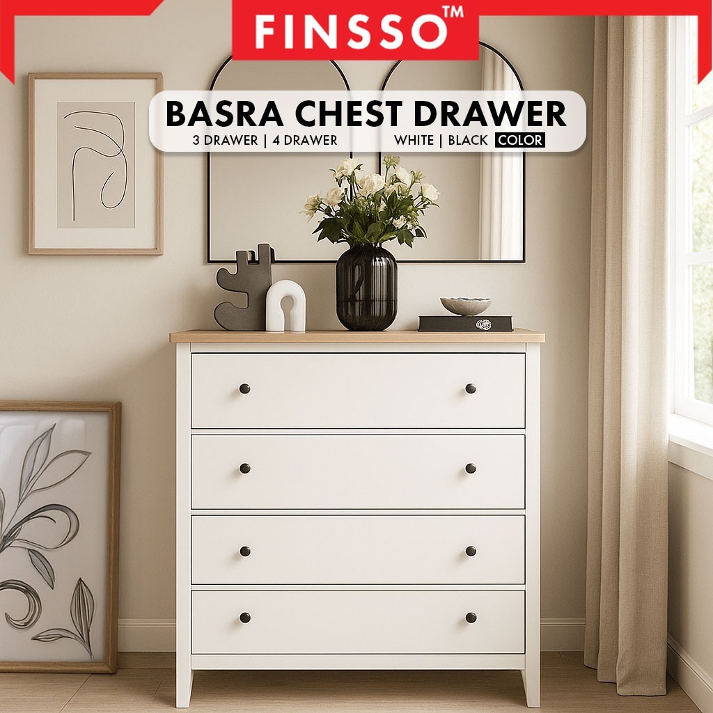 [Ready Stock!] High Quality Chest Drawer Storage With Knob | Drawer ...