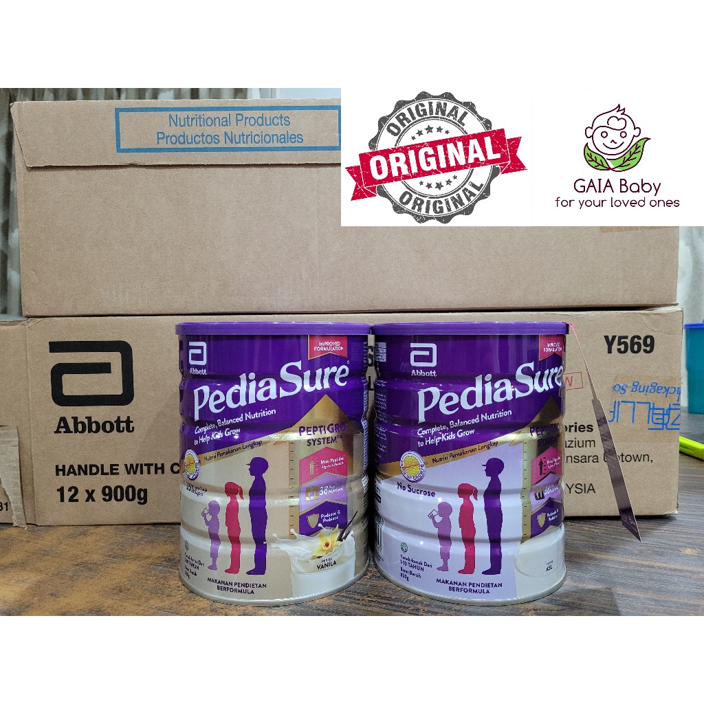 PediaSure 1-10 tahun - 800g - Asli (Original), Vanilla, Chocolate, Exp ...