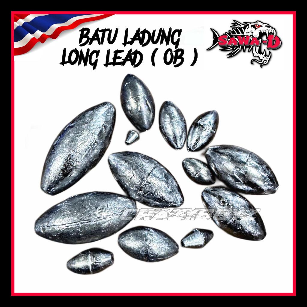 Batu Ladung Timah Pancing Long Lead ( OB ) | Shopee Malaysia