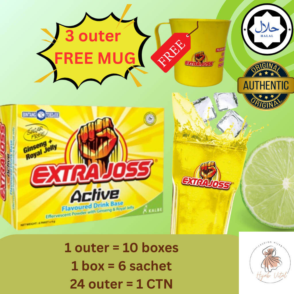 [PAYDAY SALE] Extra Joss Active (Aktif) Energy Drink – 100% Authentic ...