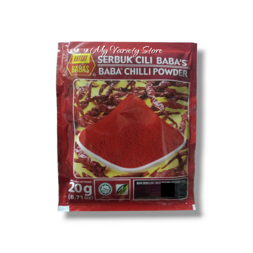 Baba’s Serbuk Cili 20g – Cili Kering Tulen, Pedas & Padu! | Shopee Malaysia