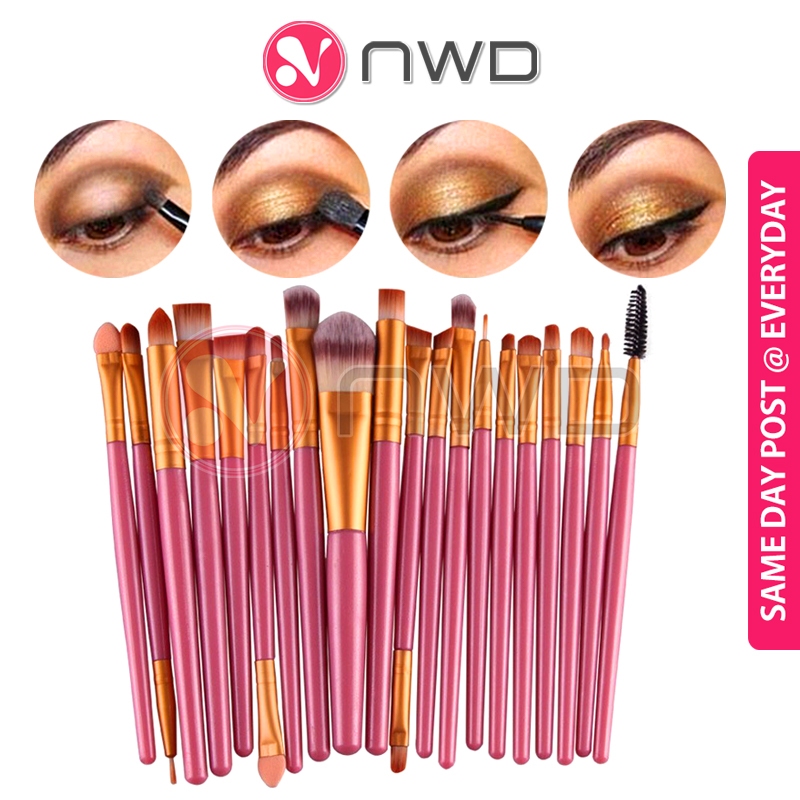 𝗔𝗟𝗟 𝗜𝗡 𝗢𝗡𝗘 》 20pcs Makeup Brush Soft Bristle Cosmetic Makeup Brushes ...