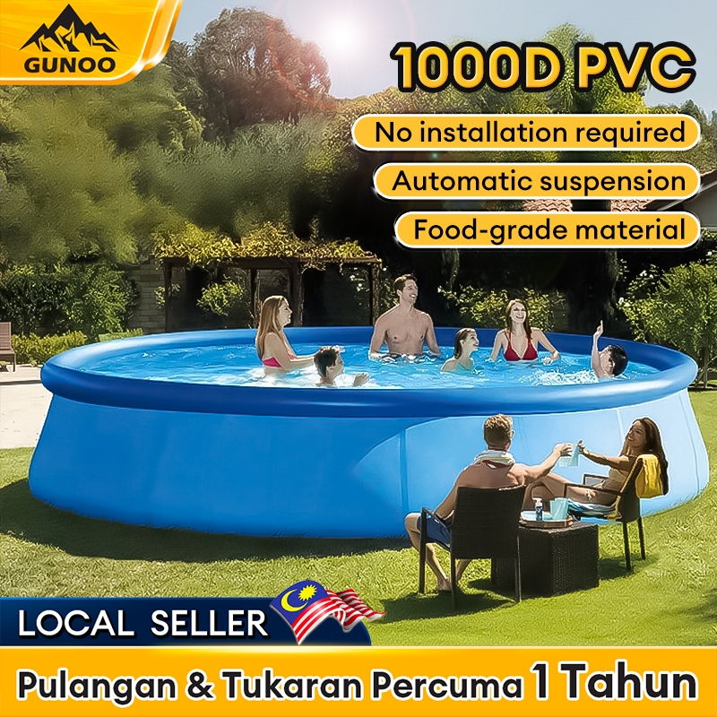 【WTHB】Large Size Swimming Pool Family Circular Pool Kolam Mandi Kolam ...
