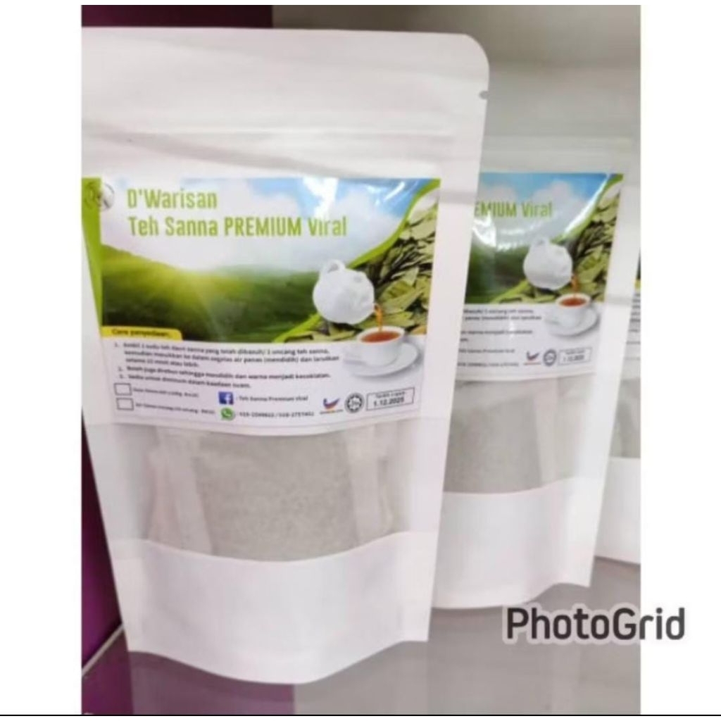 TEH DAUN SENNA PREMIUM D'WARISAN/Turunkan Paras Gula /Darah Tinggi ...