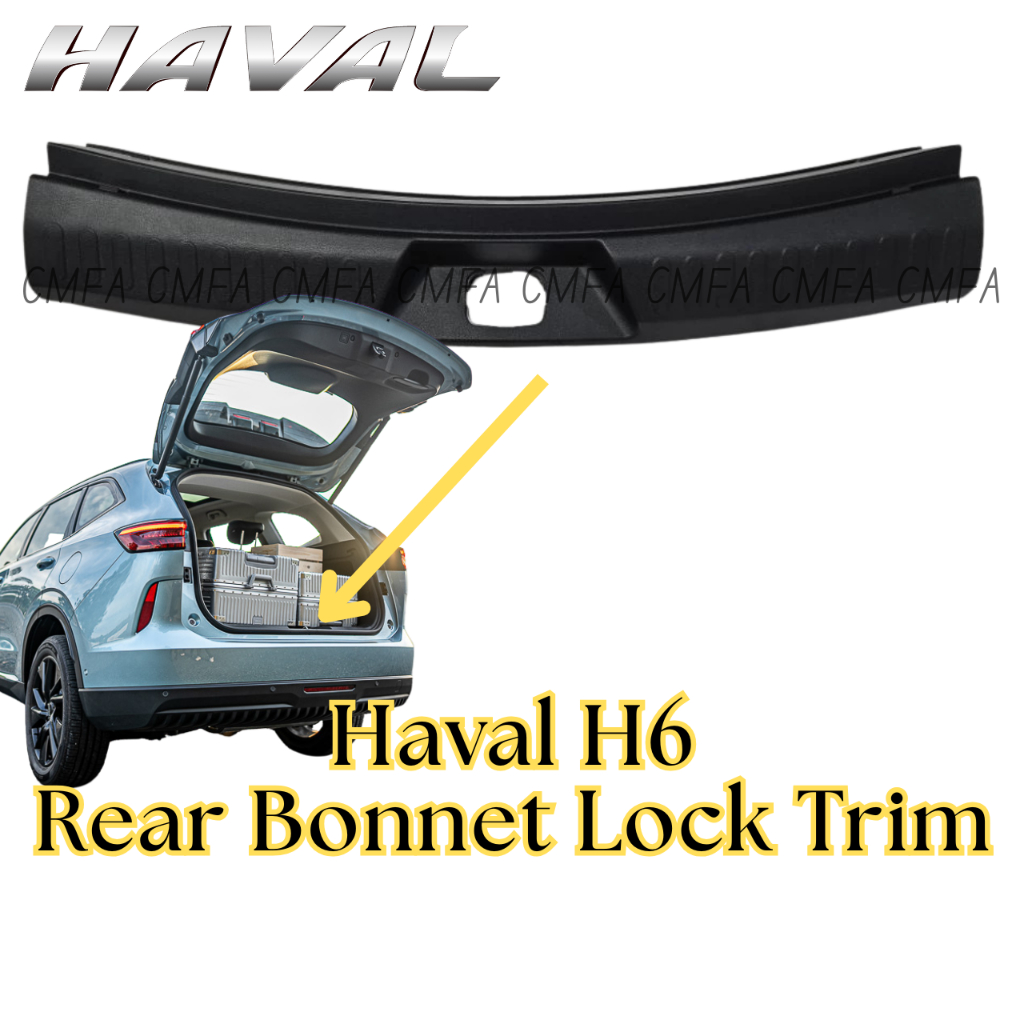 Haval H6 Rear Bonnet Lock Trim Board Tailgate Step Board Rear Sill ...