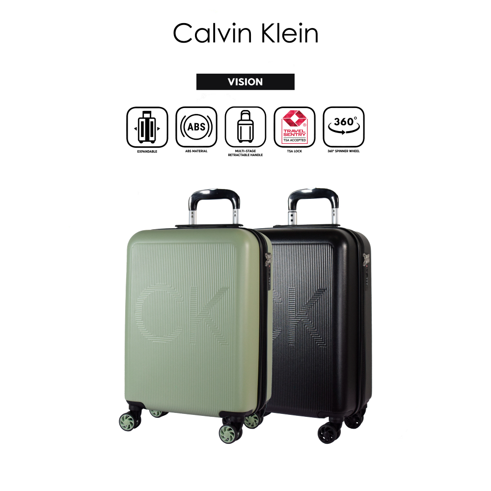 Calvin Klein Vision (24") Hard Case Expandable 8-Wheels Spinner Luggage ...