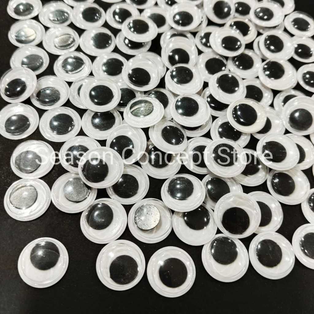 DIY Mata 8mm 10mm 15mm / Eye / Mainan Mata / Toy Eye / Patung Mata ...