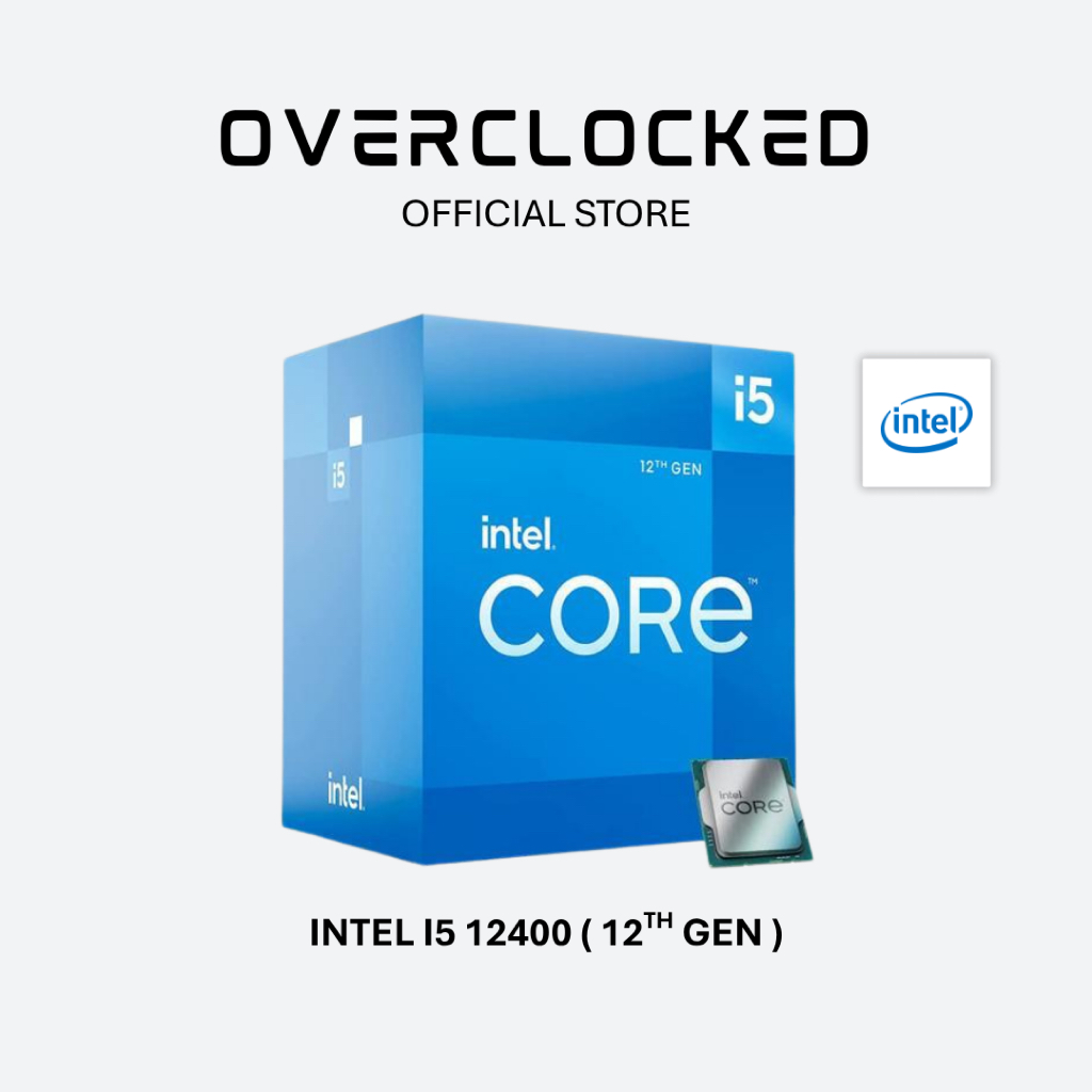 INTEL CORE - I5 12400 (12th Gen) 2.5GHz LGA 1700 Processor 6 Cores/12 ...