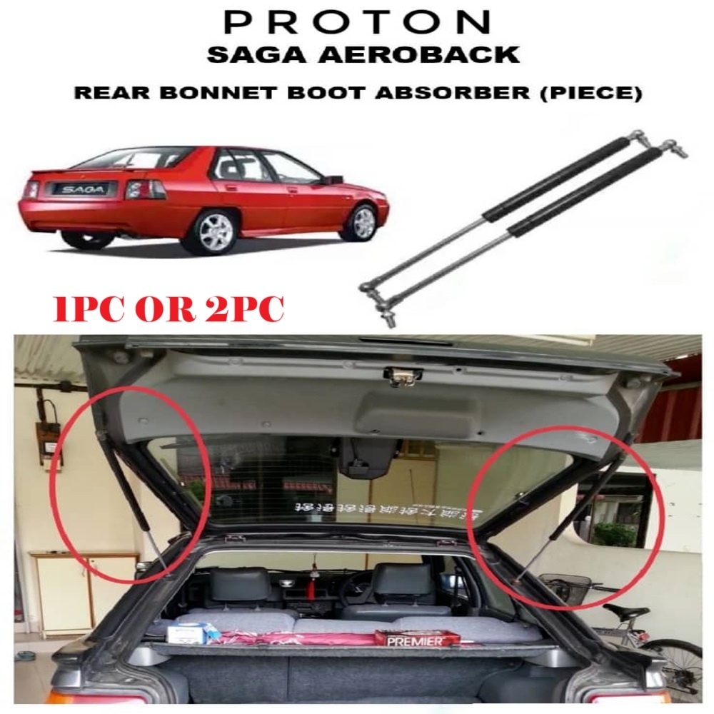 Car Bonnet Absorber Saga Iswara Boot Trunk Lifter Door Damper Shock ...