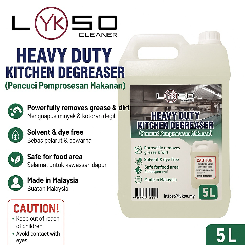 HEAVY DUTY KITCHEN DEGREASER(FOOD PROCESSING CLEANER)5L | Shopee Malaysia