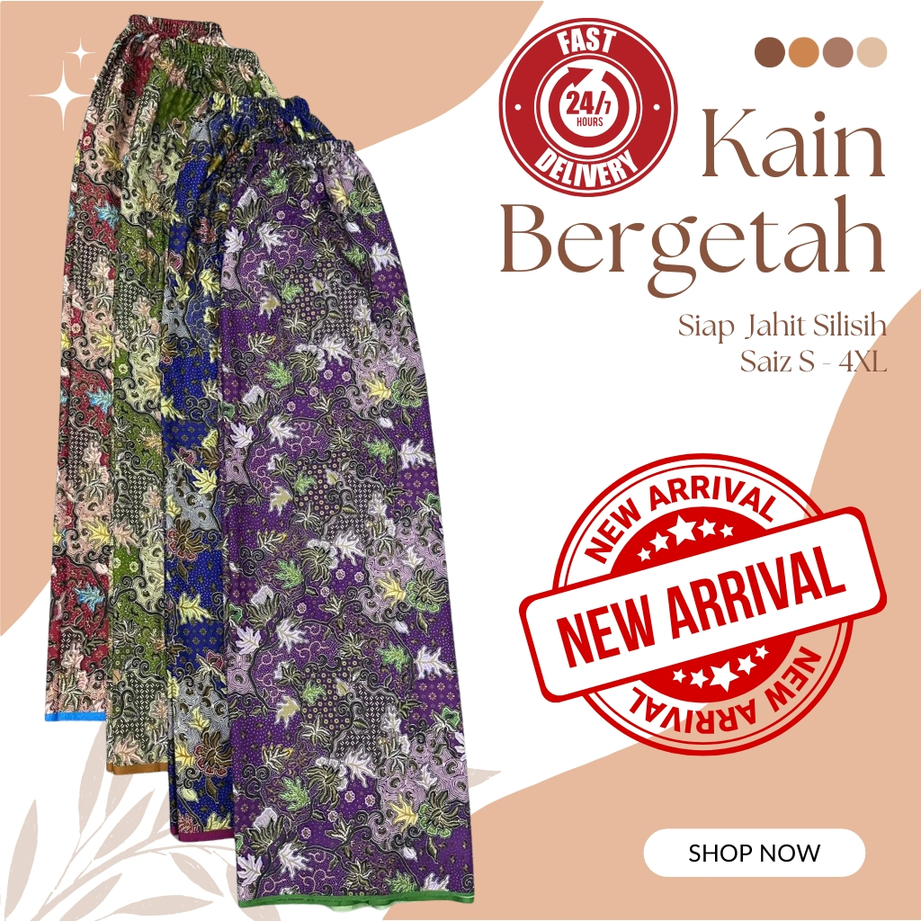 QQ HOUSE Kain Berpantang Bergetah / Confinement Sarong / Kain Batik ...