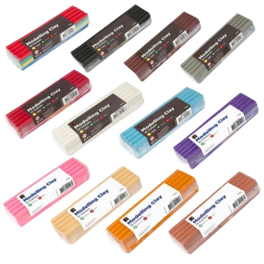 Modelling Clay 500g - Educational Colours | Shopee Malaysia