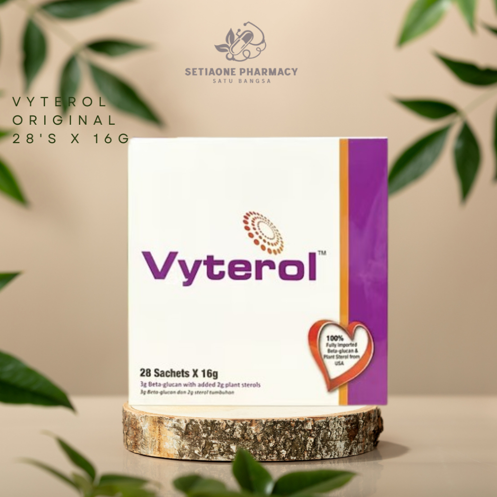 Vyterol Beta Glucan Plus Plant Sterol Sachets Original (16g x 28's ...