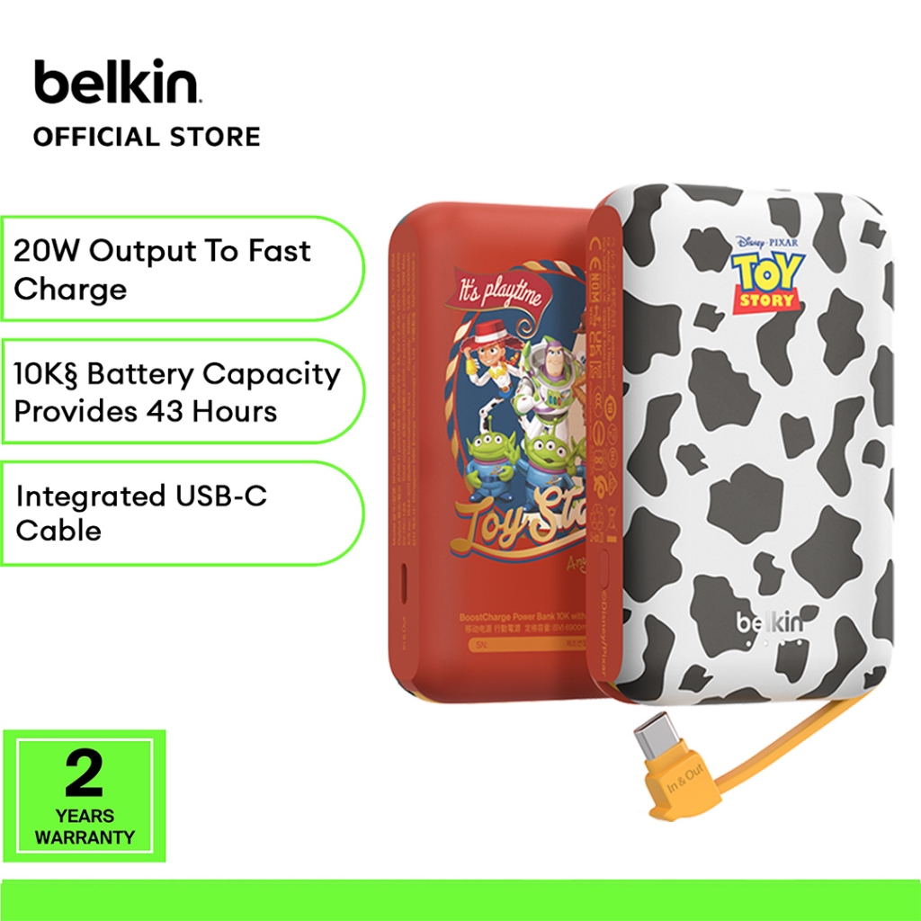 Belkin BPB021QCTS-DY Disney Toy Story BoostCharge Power Bank 10K with ...