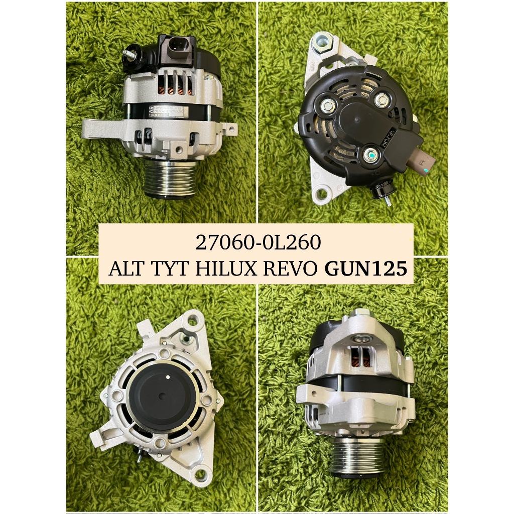 TOYOTA HILUX REVO GUN125 1PIN 90A 7PK C/PL NEW ALTERNATOR (27060-0L260 ...