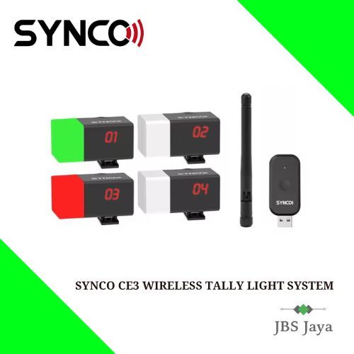 【SYNCO】CE3 Wireless Tally Light System Camera Eye 1000m Transmission ...