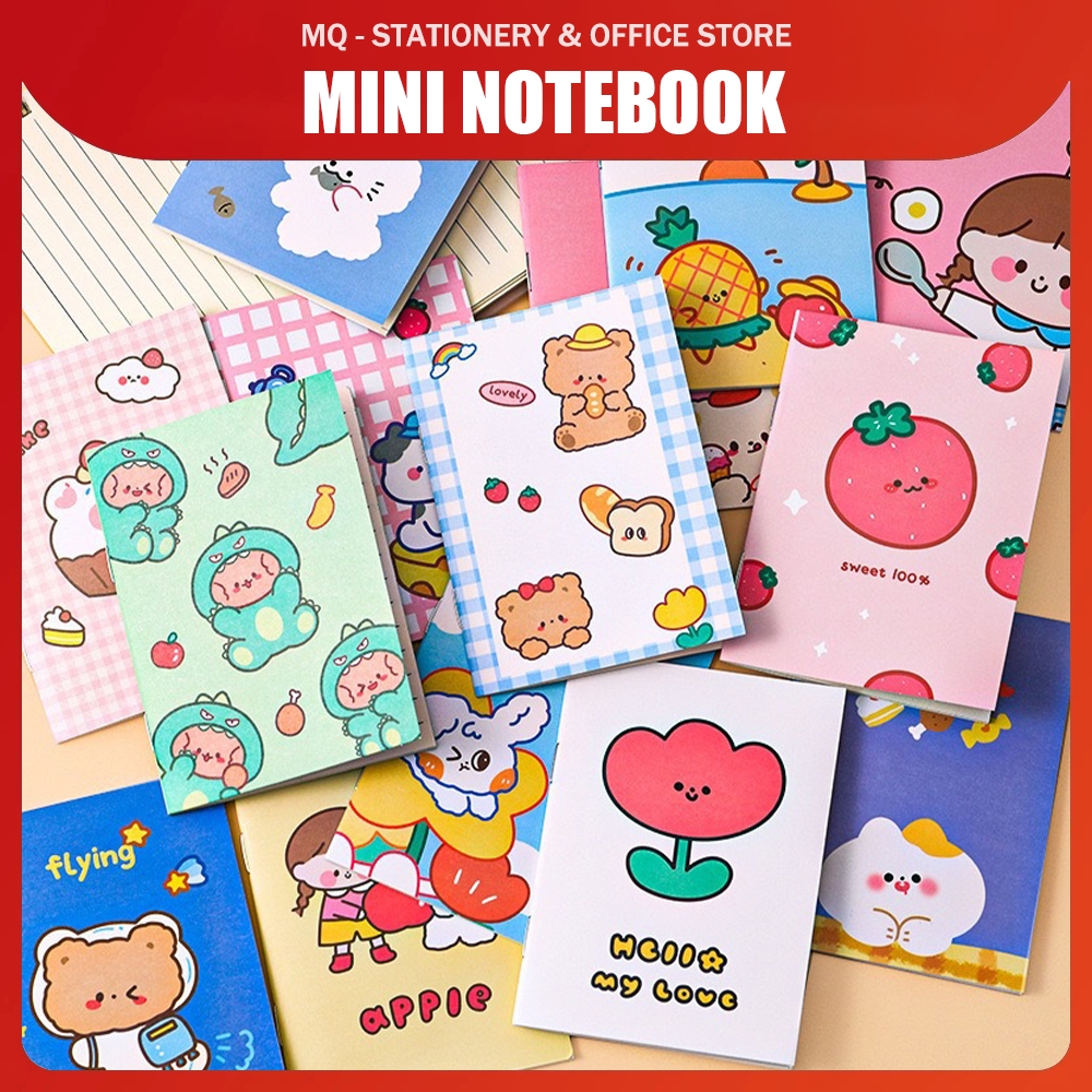 Cute Mini Notebook Notepad Stationery Portable Journal Cartoon Note ...