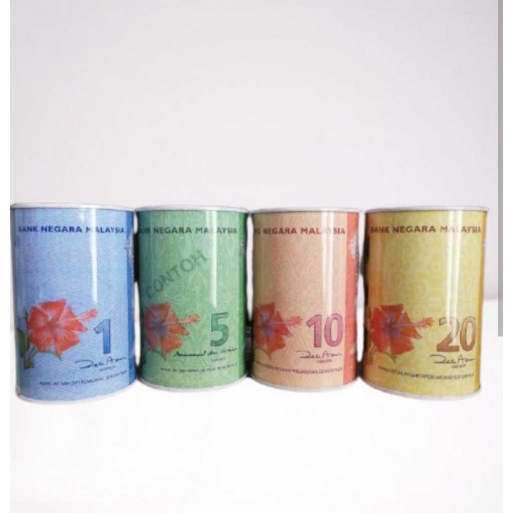 Tabung Tin Duit syiling/Duit Kertas Malaysia , | Shopee Malaysia