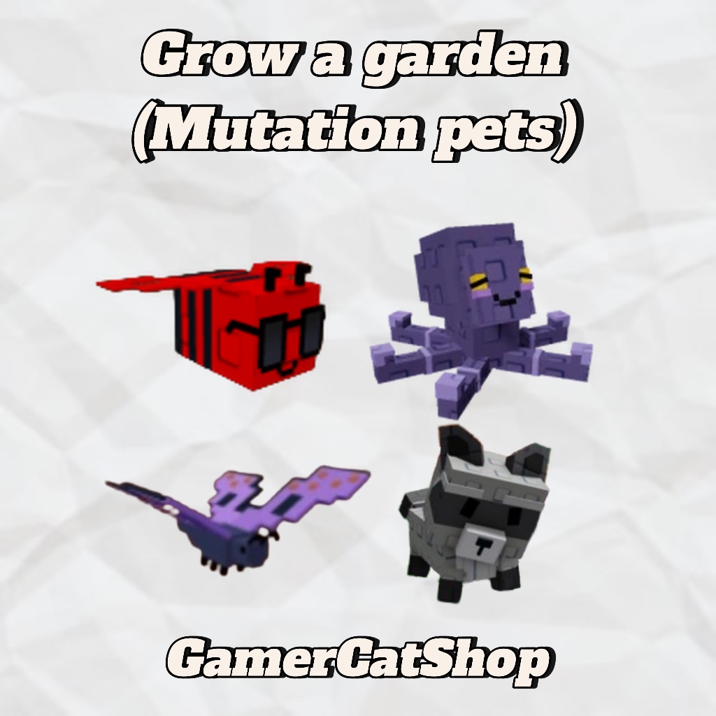 {CHEAPEST} Grow a garden (Mutation pets) | PC games | Shopee Malaysia