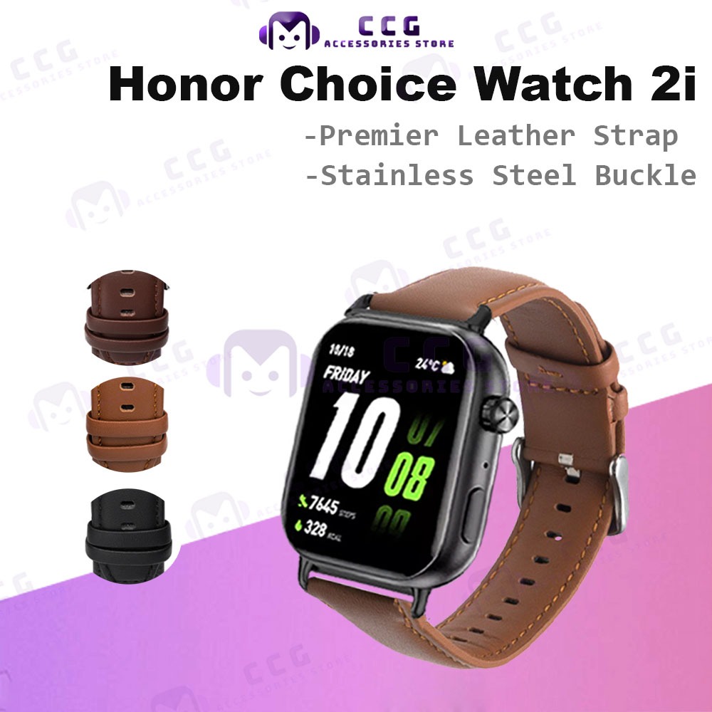 Honor Choice Watch 2i Strap Luxury Leather PU Strap 20mm Honor Choice ...