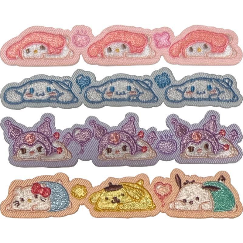 【Direct from Japan】Sanrio Embroidered Patches Line Stickers & Iron On ...