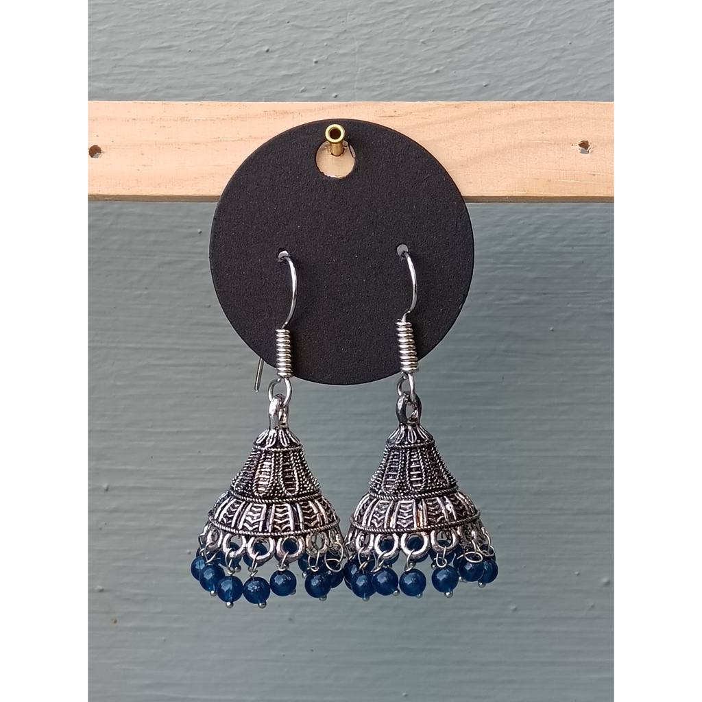 Jimiki Jumka Earrings Latest Trending Subang Anting India Indian ...