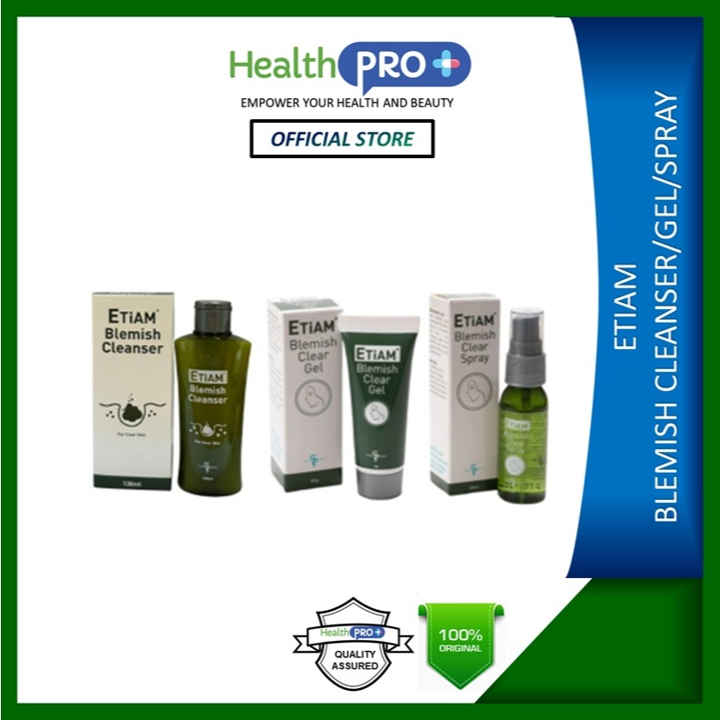 ETIAM ACNE CLEANSER/GEL/SPRAY | Shopee Malaysia