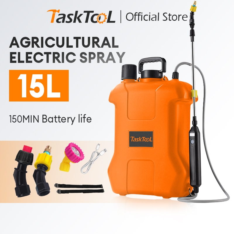 TASKTOOL 20L/15L Knapsack Sprayer Pum Battery Pump Portable Gardening ...