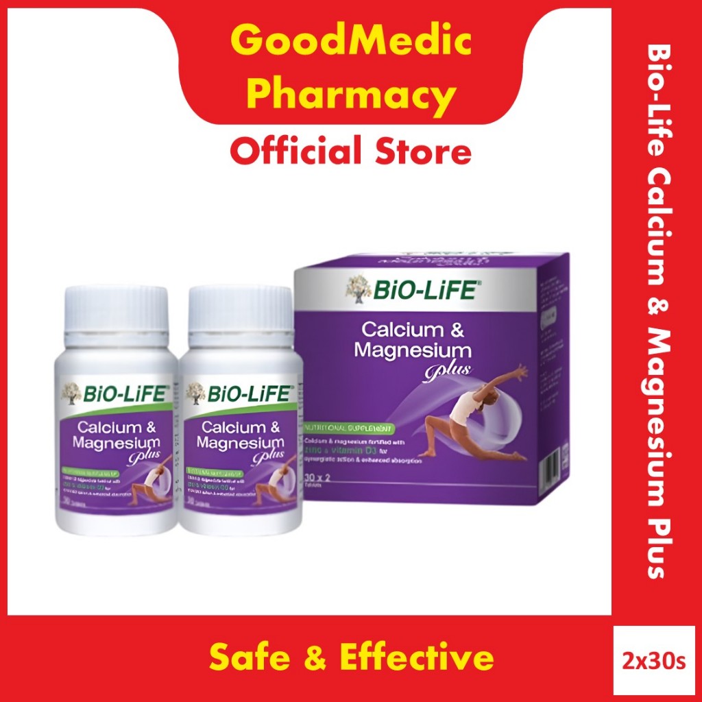 Bio-Life Calcium & Magnesium Plus Tablet (2x30s) | Shopee Malaysia