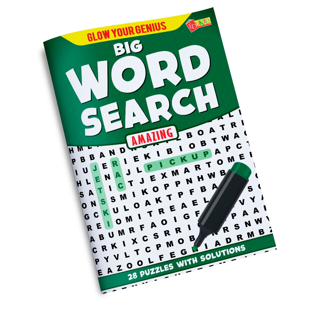 BIG WORD SEARCH AMAZING (puzzles / kids activity book) | Shopee Malaysia