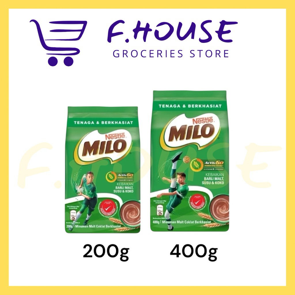 Nestle Milo Activ-Go (200g/400g) | Shopee Malaysia