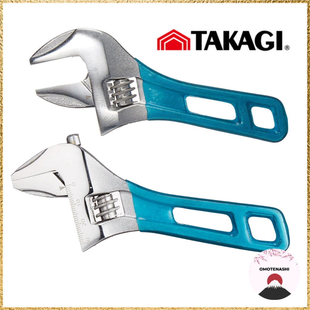Takagi GISUKE Short Wide Monkey Wrench - Various Sizes and Colors ...
