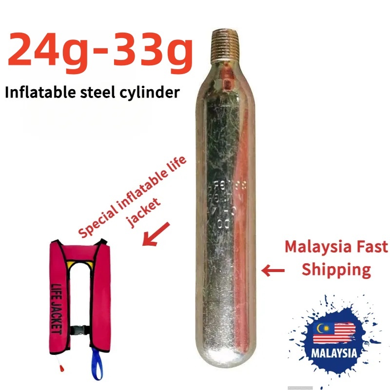 CO2 gas cylinder for Lifesaving belt inflatable life jackets, automatic ...