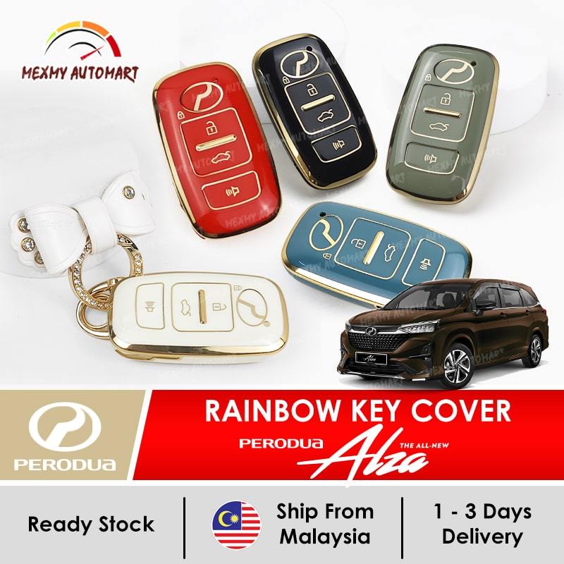 Perodua New ALZA 2022 - 2025 Key Cover Sarung Kunci Casing Accessories ...