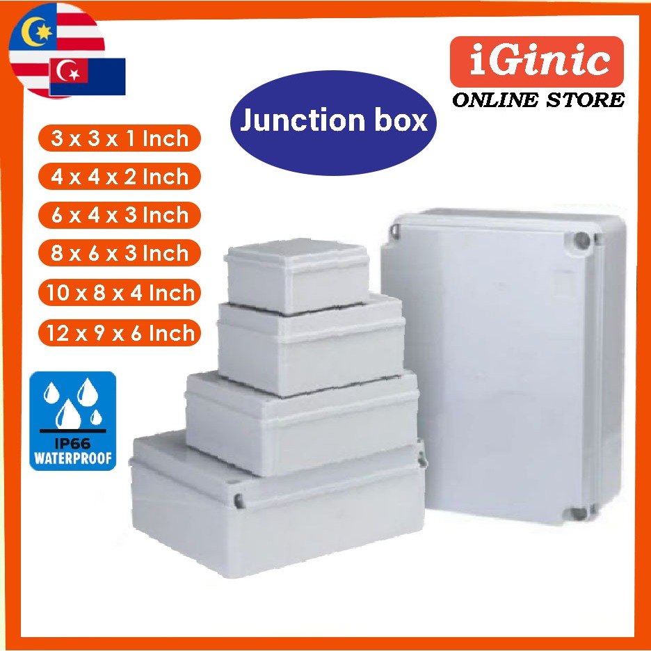 Weatherproof PVC Junction Box | Enclosure Box | Electrical Wiring Box ...
