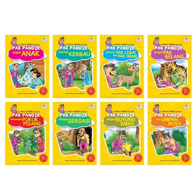 SIRI CERITA JENAKA PAK PANDIR-BUKU CERITA KANAK-KANAK-SUKU KATA ...