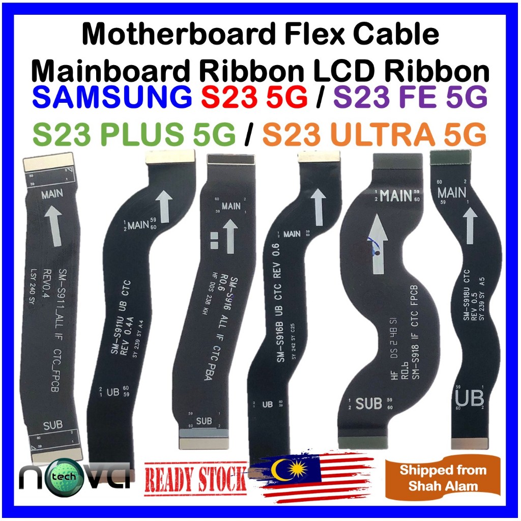 Motherboard and LCD Flex Ribbon Compatible For SAMSUNG Galaxy S23 5G ...