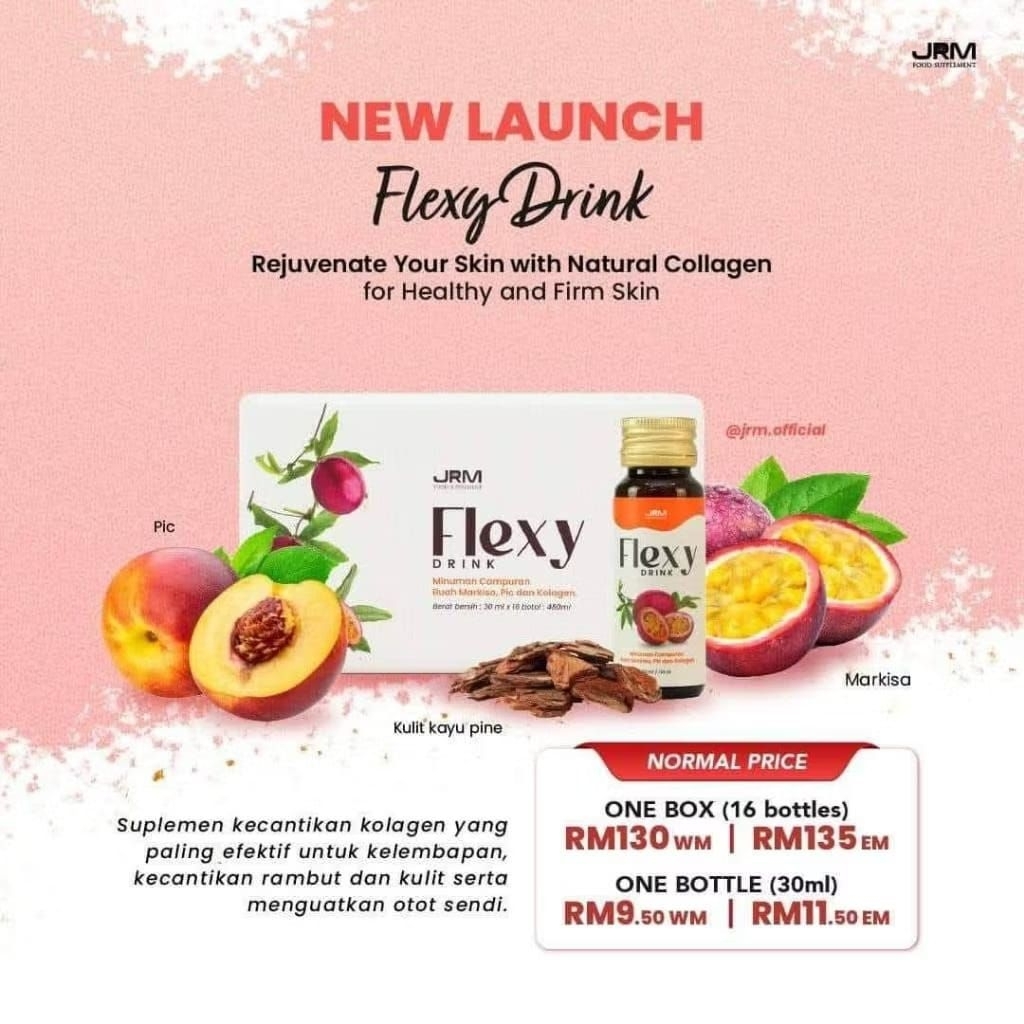JRM Flexy Drink Minuman Campuran 30ml by Bonda Rozita | Shopee Malaysia
