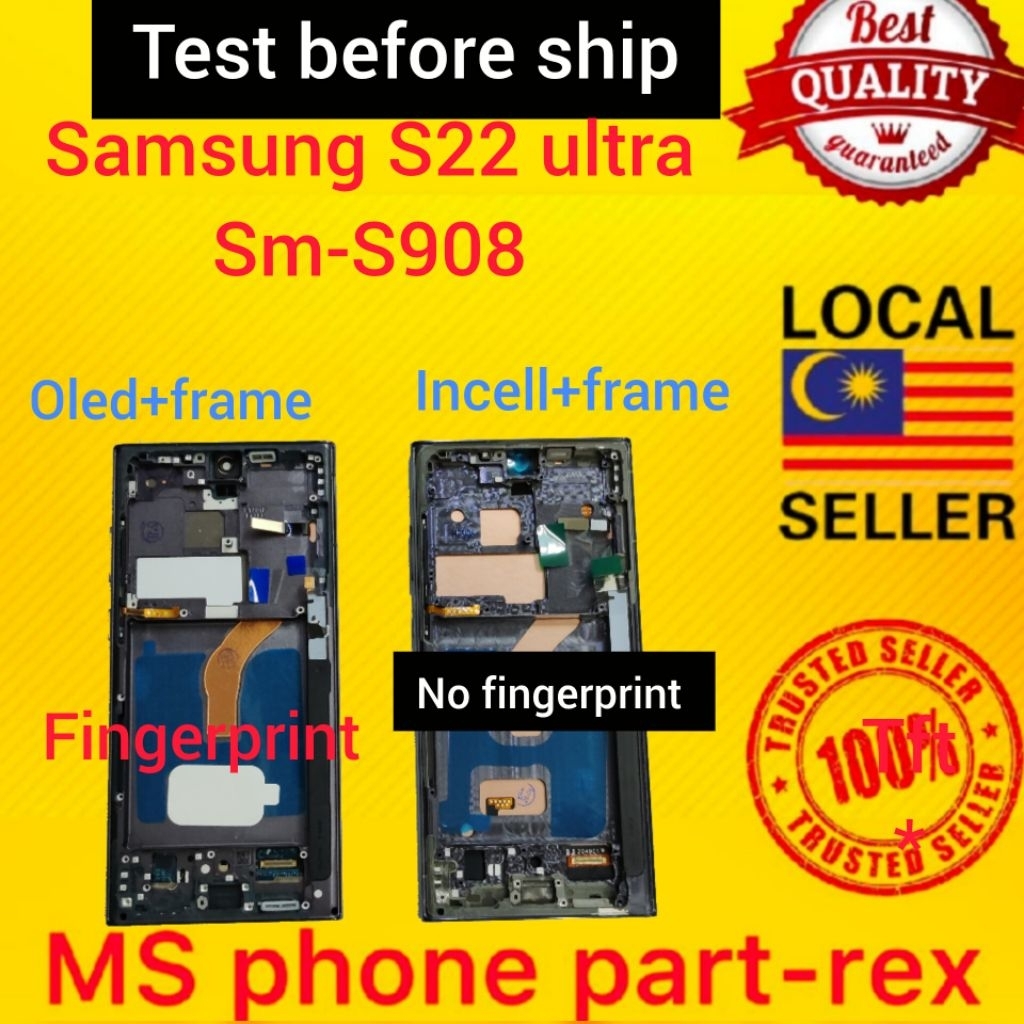 SAMSUNG S22 ULTRA LCD SM-G908 s22 ultra lcd | Shopee Malaysia
